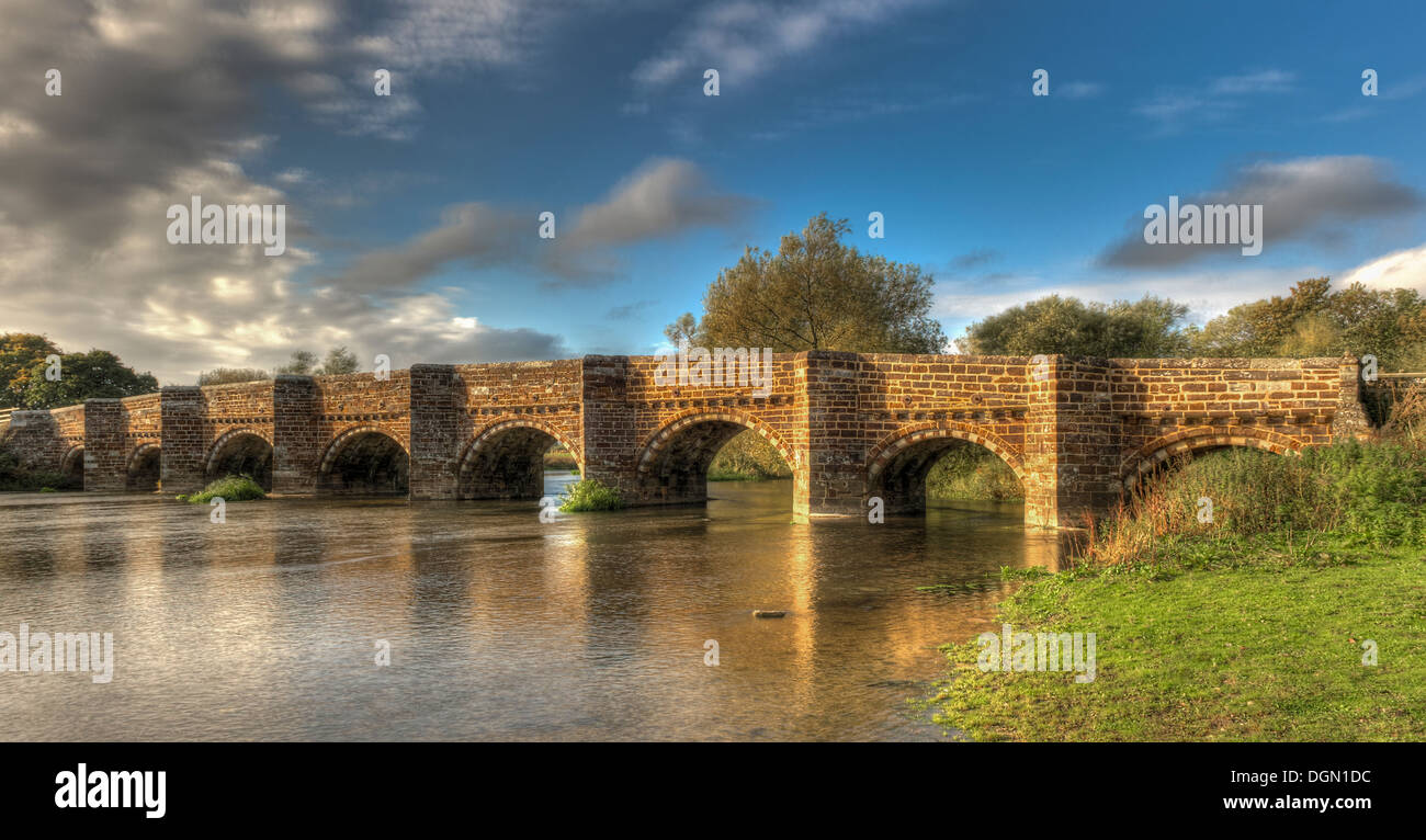 White Mill Bridge Stock Photo - Alamy