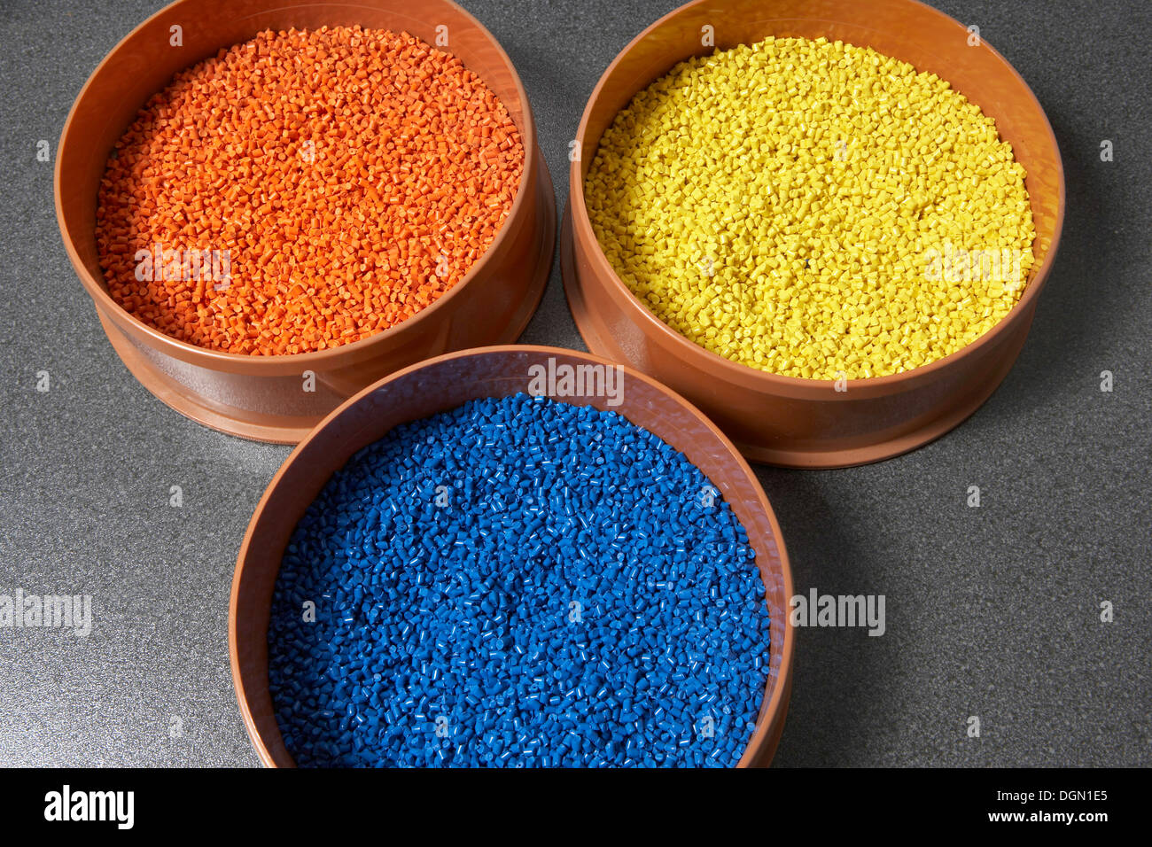 Plastic materials used for industrial equipment Stock Photo - Alamy