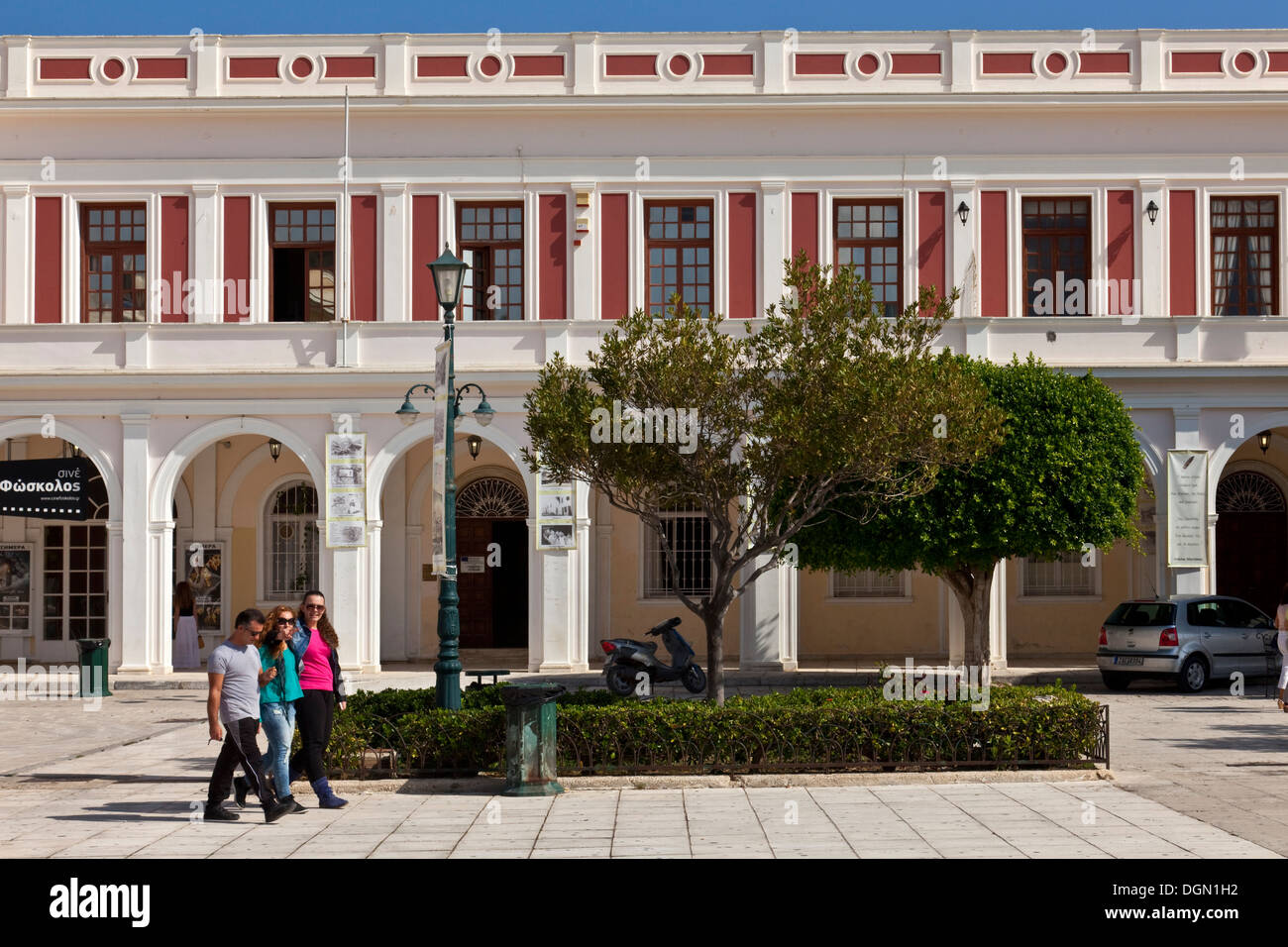 Historic Building, Solomos Square, Zakynthos Town, Zakynthos (Zante ...