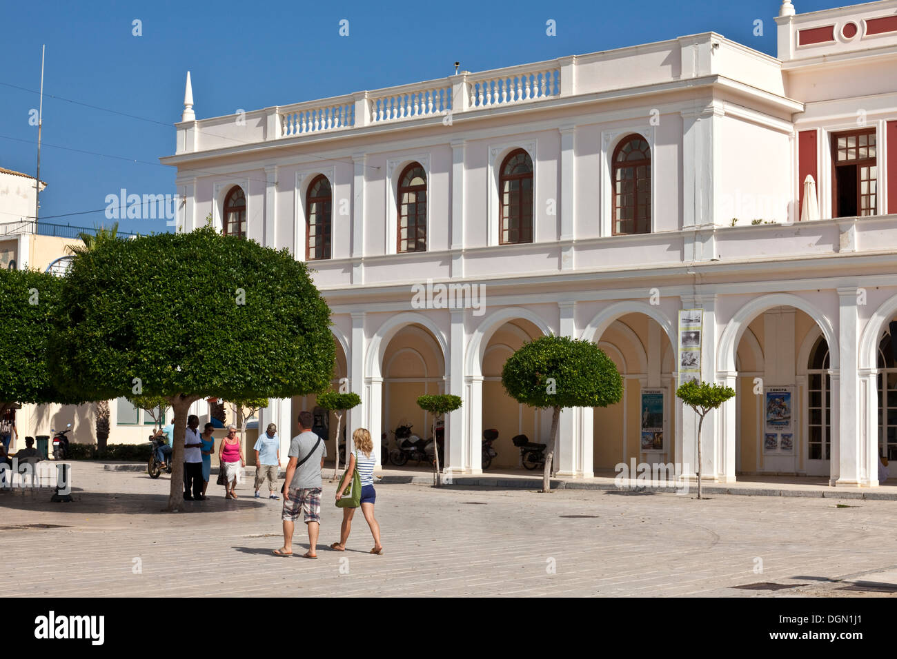 The Town Hall Library, Solomos Square, Zakynthos Town, Zakynthos (Zante ...