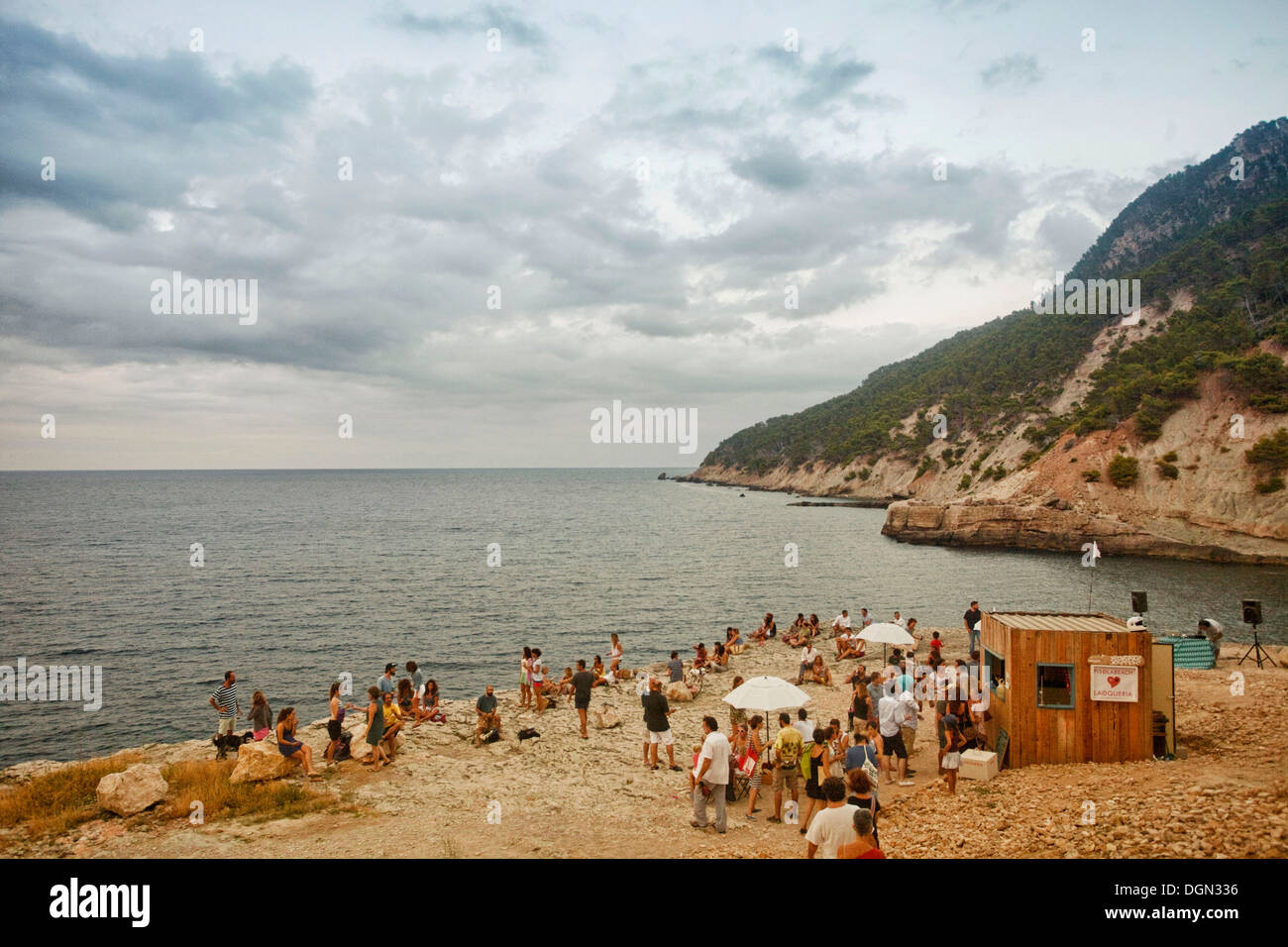 A beach seen in the island of Majorca, Spain Stock Photo - Alamy