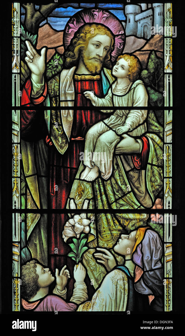 North nave window. Glenmuick (Ballater) Parish Church. Ballater, Royal ...