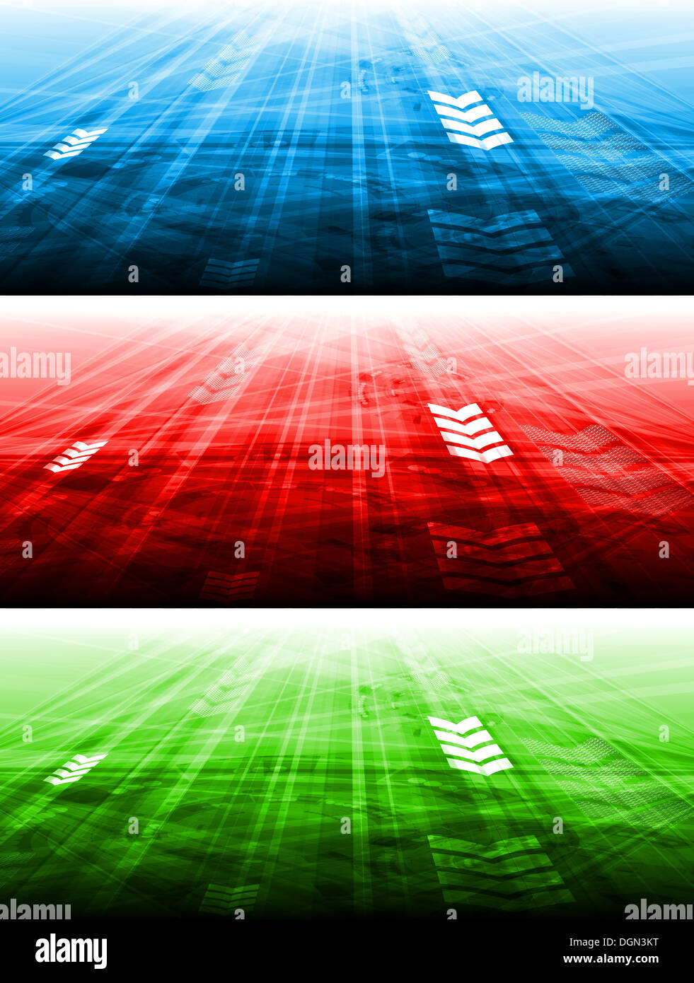 Set of hi-tech banners. Eps 10 vector illustration Stock Photo - Alamy