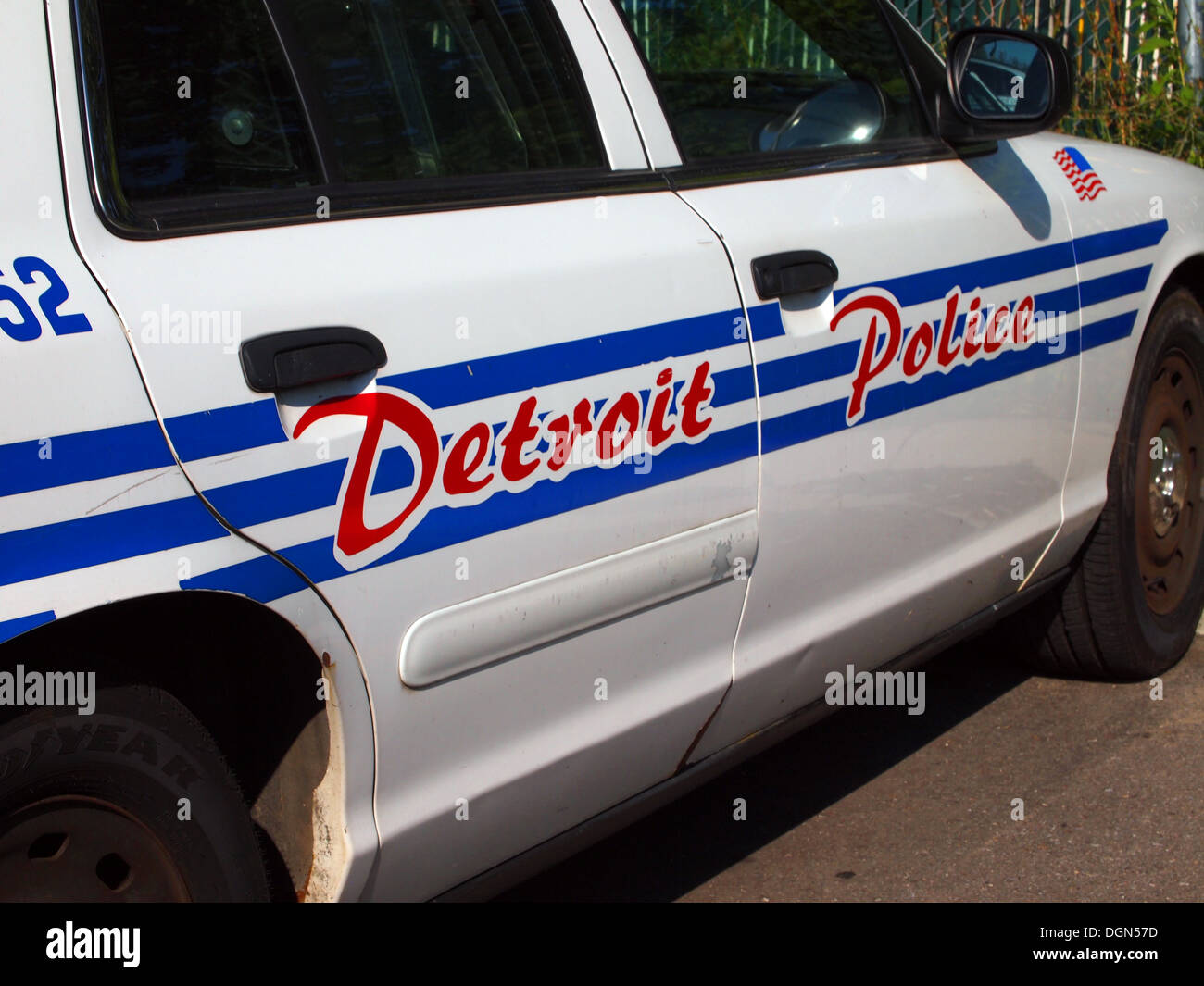 Detroit Police Department car, Detroit, Michigan, USA Stock Photo - Alamy