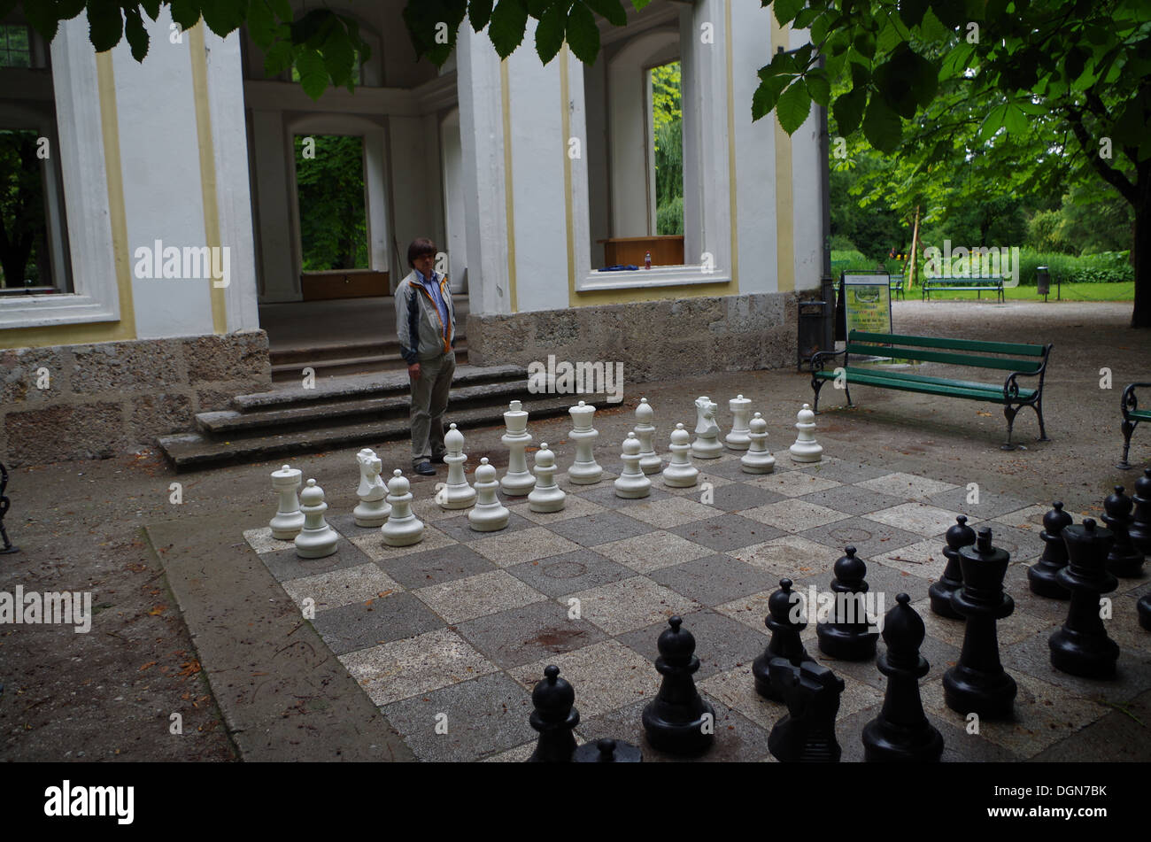 Giant chess game Stock Photo - Alamy