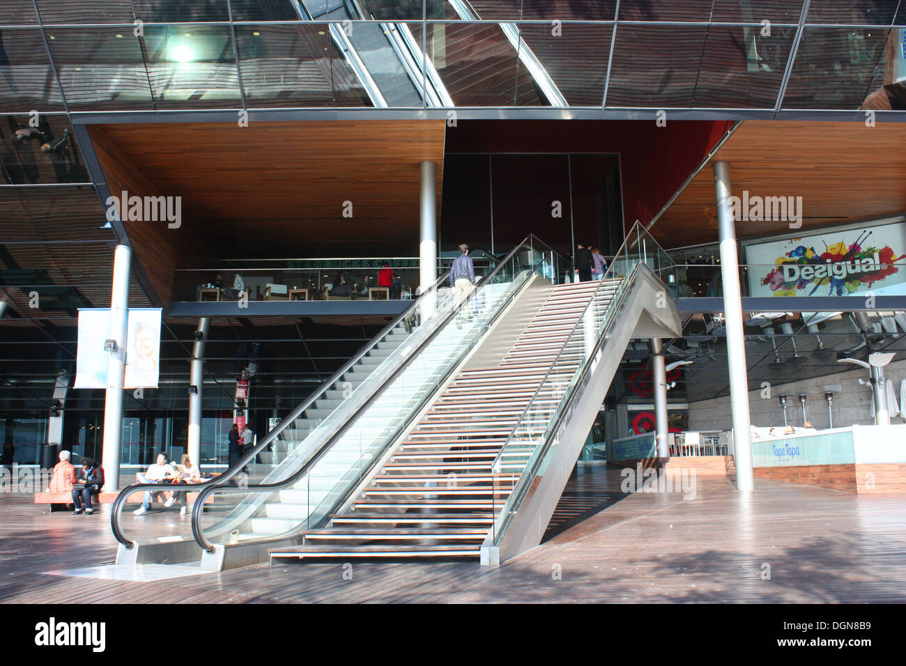Mare Magnum building in Barcelona, Spain Stock Photo - Alamy