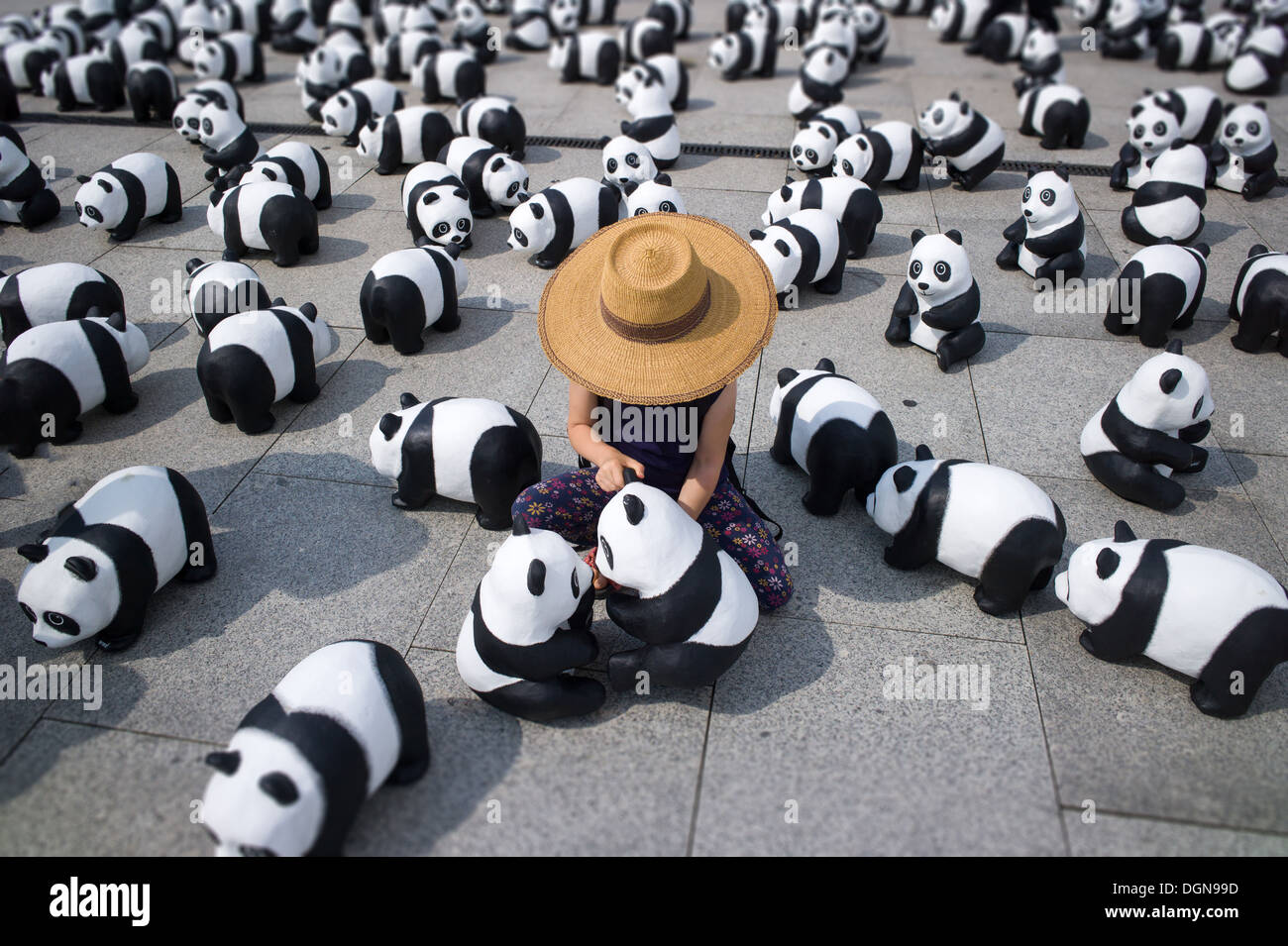 Berlin, Germany, WWF celebrates its 50 - th anniversary Stock Photo - Alamy