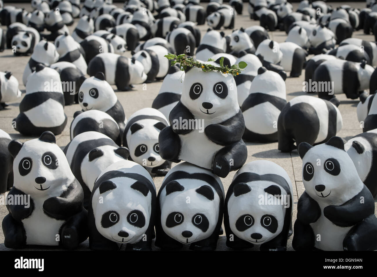 Berlin, Germany, WWF celebrates its 50 - th anniversary Stock Photo - Alamy