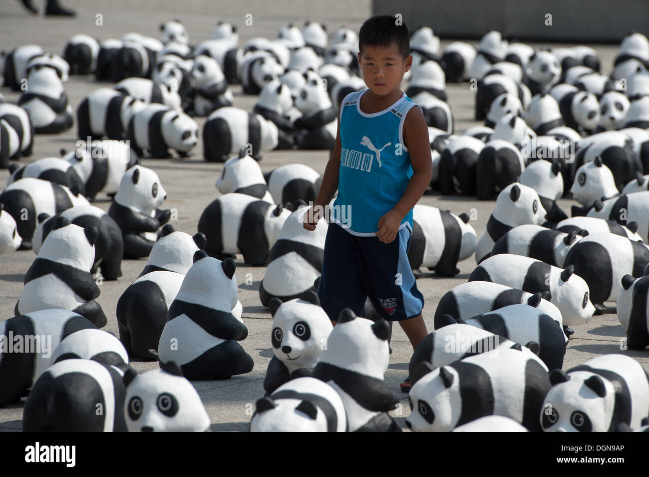 Berlin, Germany, WWF celebrates its 50 - th anniversary Stock Photo - Alamy