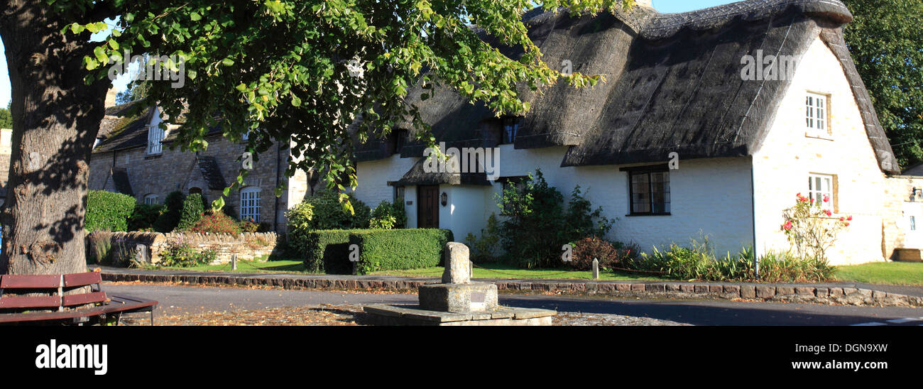 The village green, Edith Weston, Rutland County, England, UK Stock ...