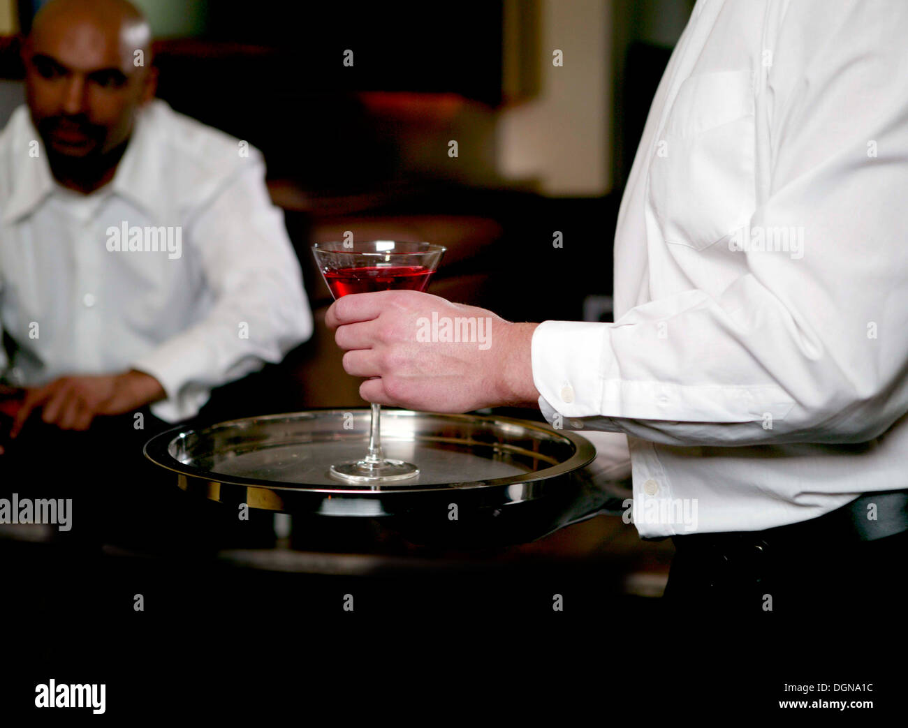 Two men with cocktail glasses hi-res stock photography and images - Alamy
