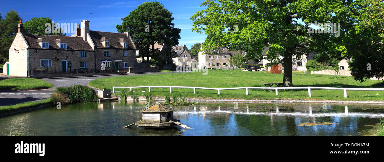 Summer view over Barrowden village, Rutland County, England, UK Stock ...