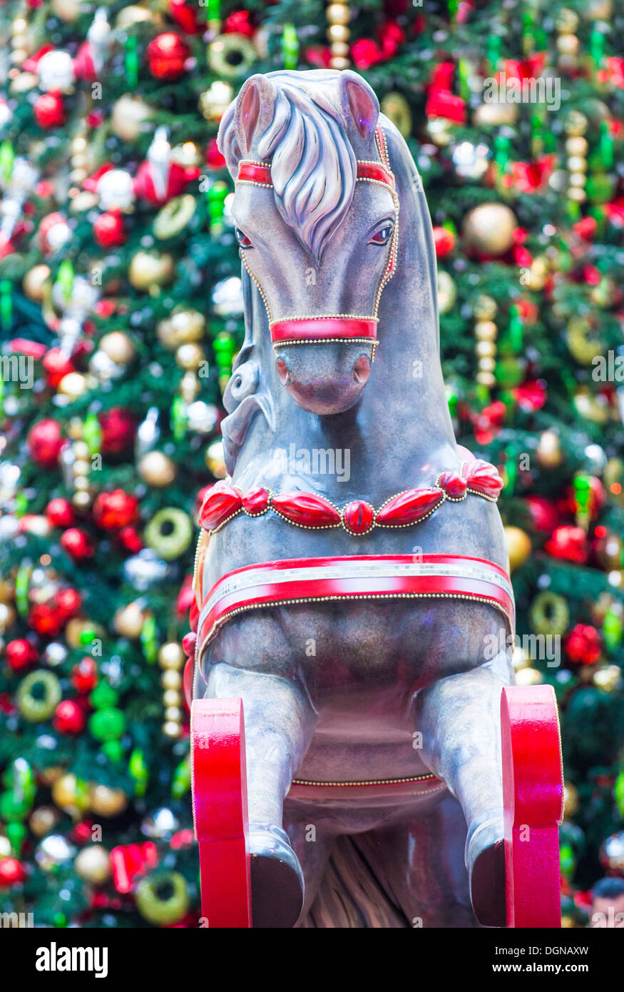 Rocking horse christmas ornament hi-res stock photography and images ...