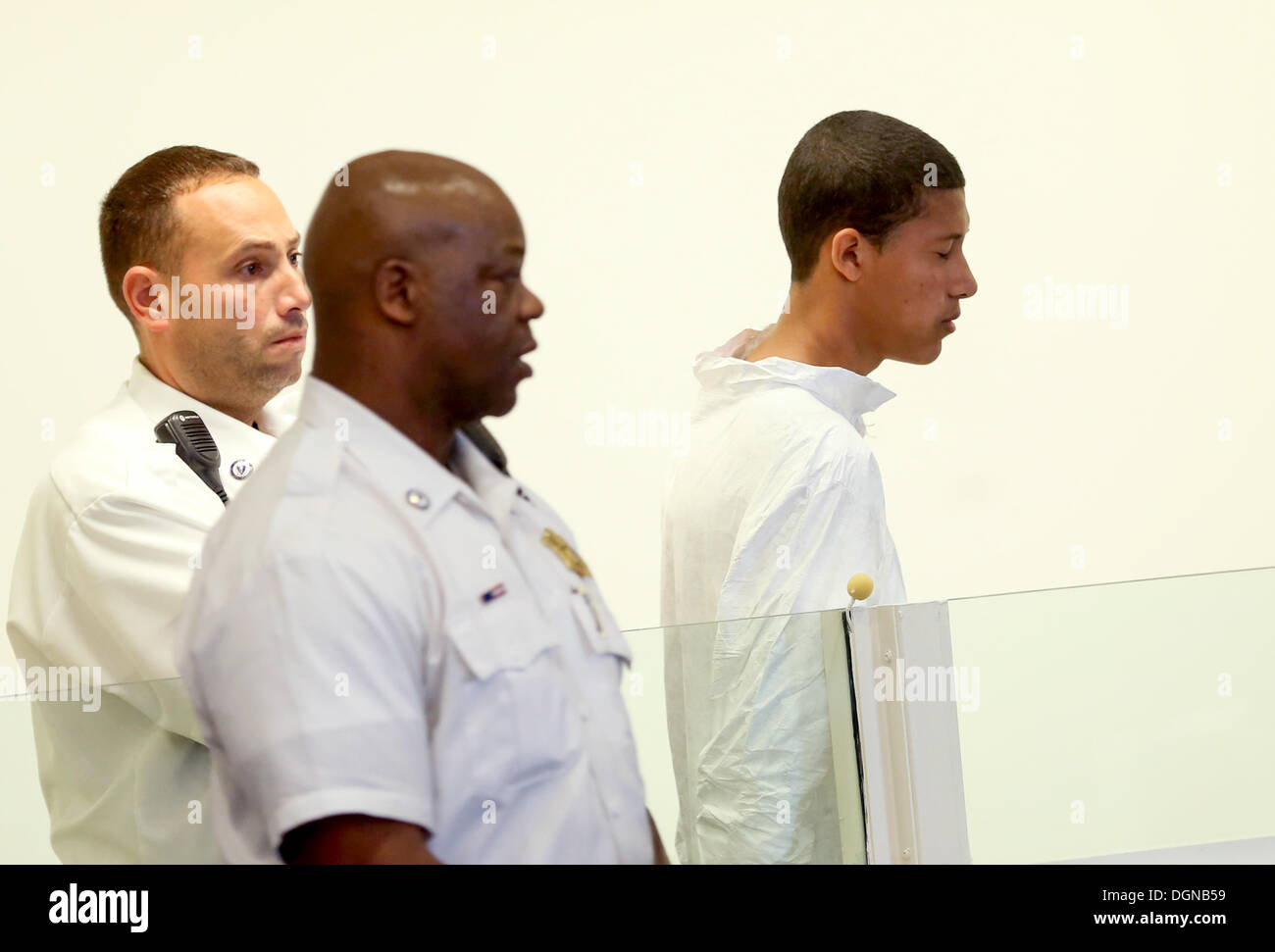 Salem, Massachusetts, USA. 23rd Oct, 2013. 14-year-old Philip Chism is ...