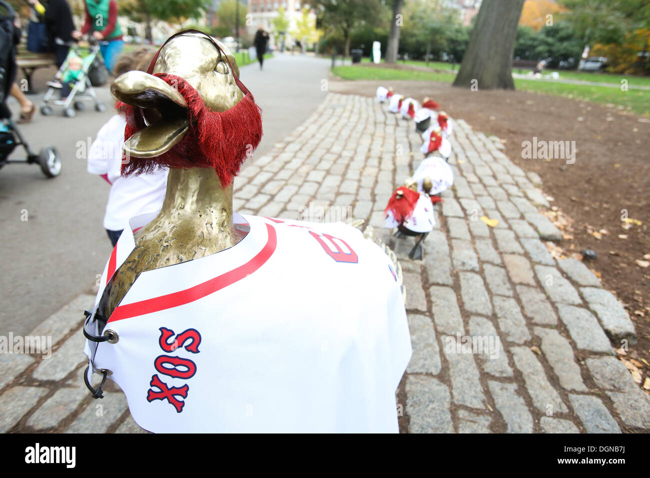 Boston, Massachusetts, USA. 23rd Oct, 2013. The famed ''Make Way for ...