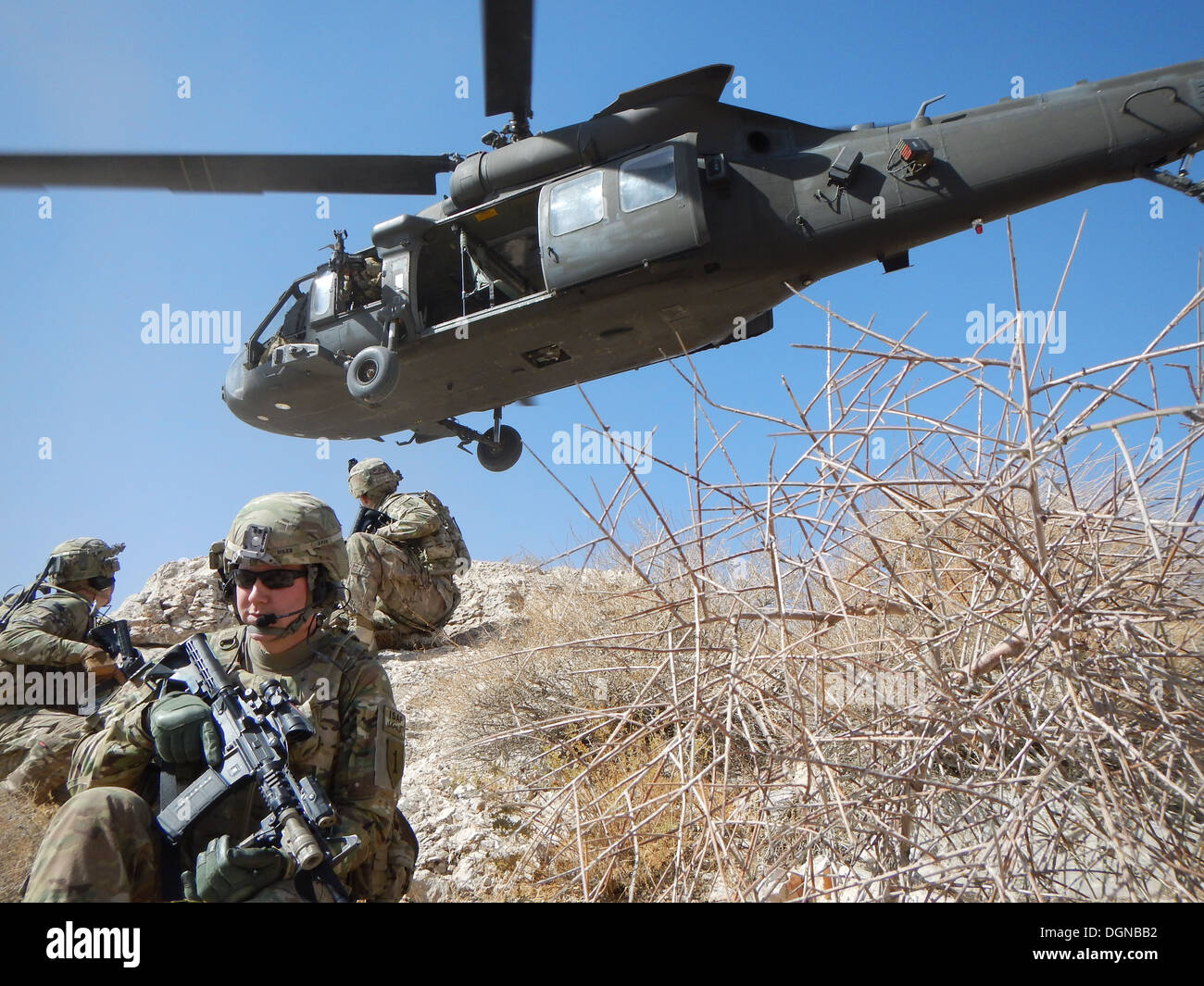 1st combat aviation brigade as an aerial reaction force hi-res stock ...