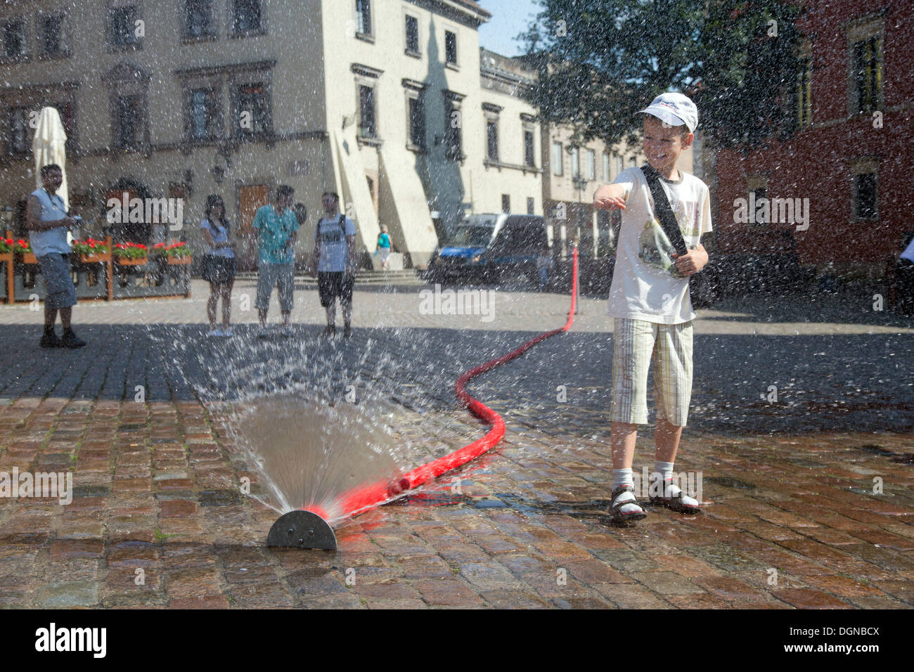 Dispersing hot water hi-res stock photography and images - Alamy