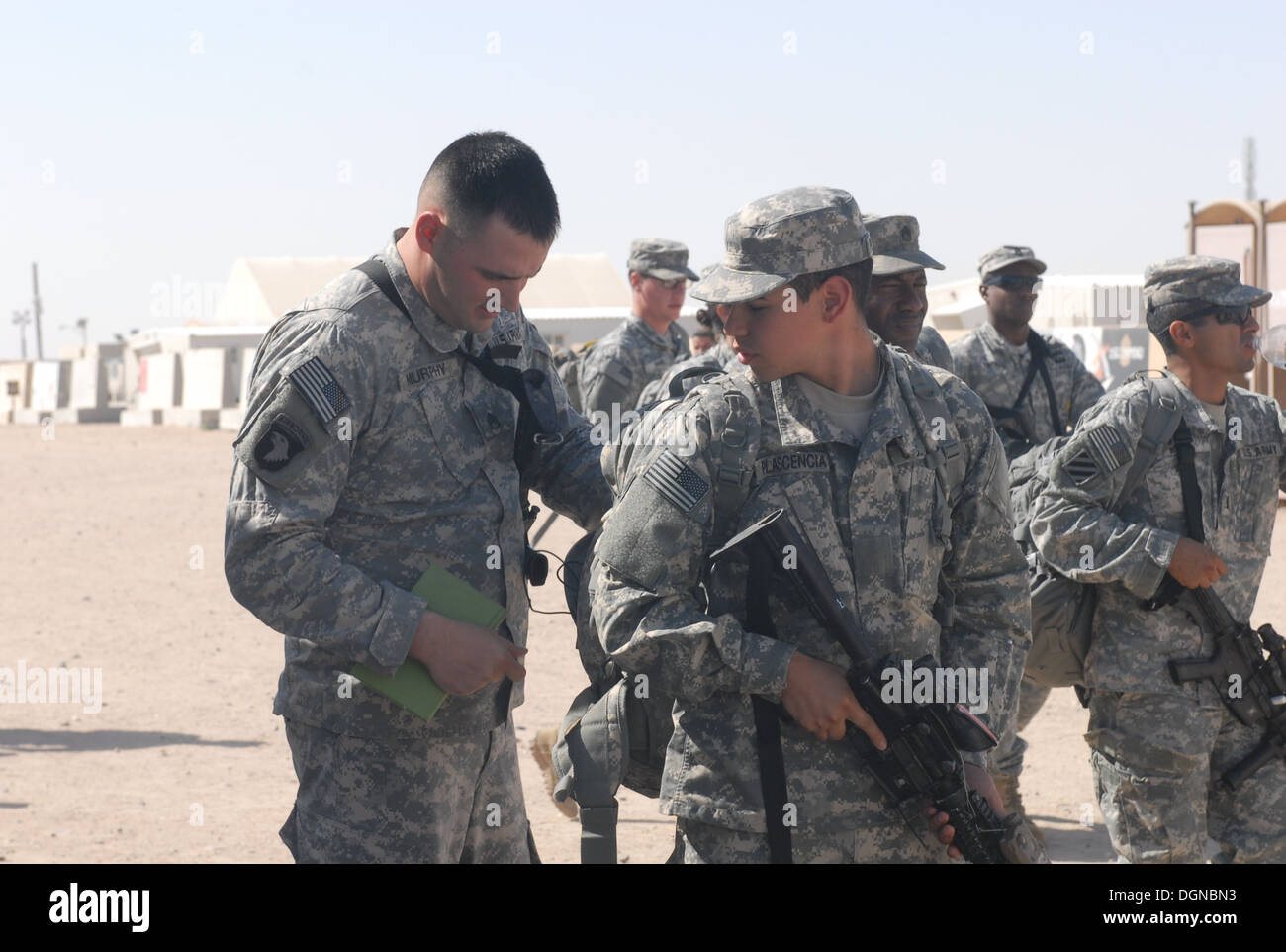 Soldiers with the 2nd Brigade, 4th Infantry Division, based out of Fort ...