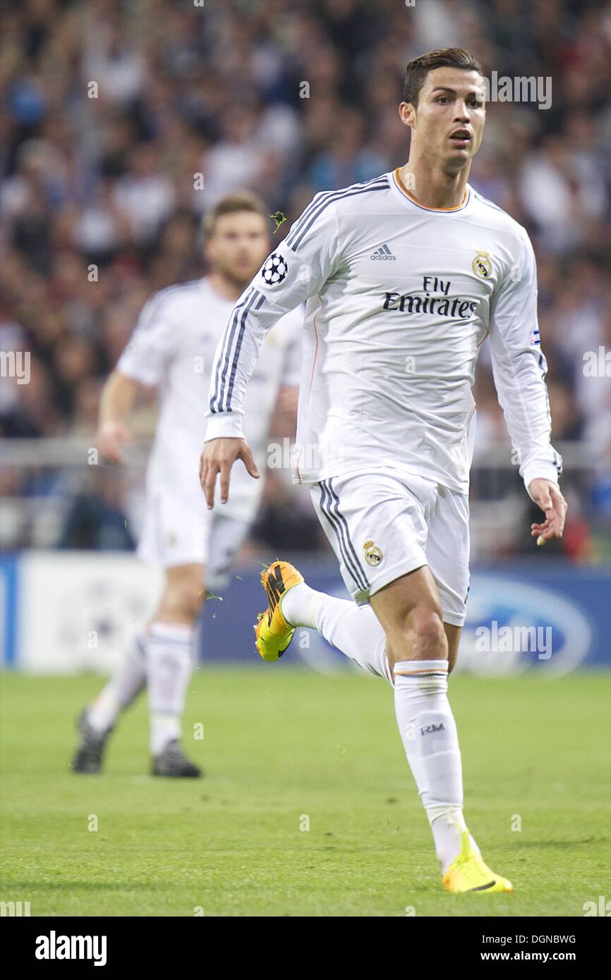 Madrid, Spain. 23rd Oct, 2013. Cristiano Ronaldo in action during the ...
