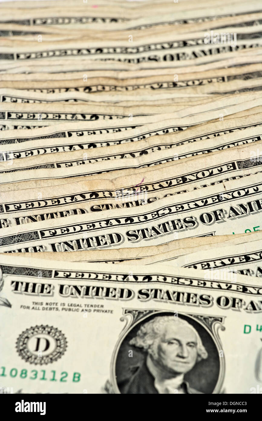 American one dollar bills hi-res stock photography and images - Alamy