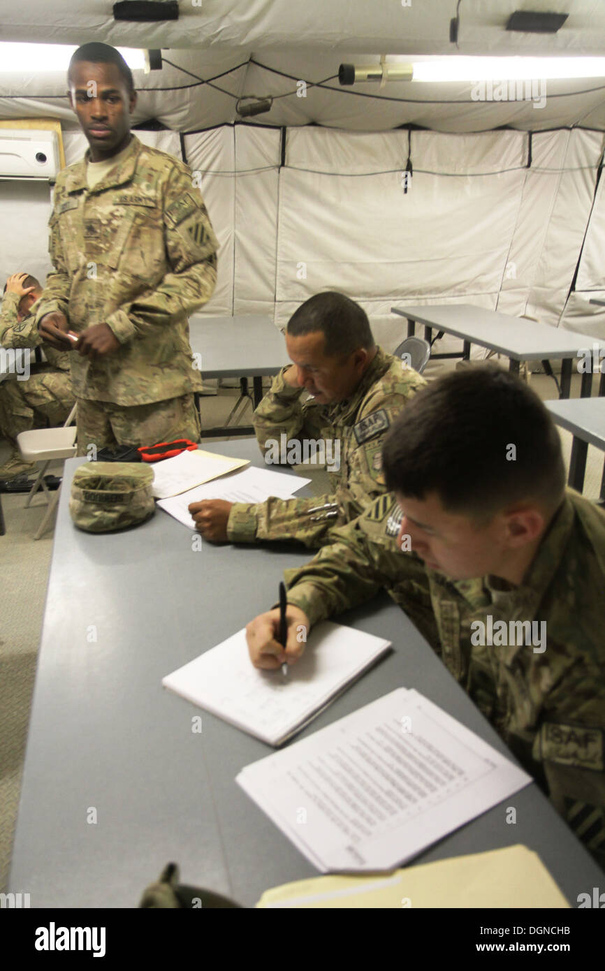 U.S. Army Sgt. Rashad Scott (left), a Boston, Ga., native, and a ...