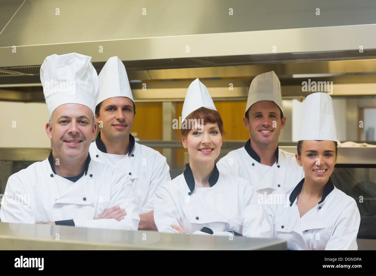 Five colleagues posing hi-res stock photography and images - Alamy