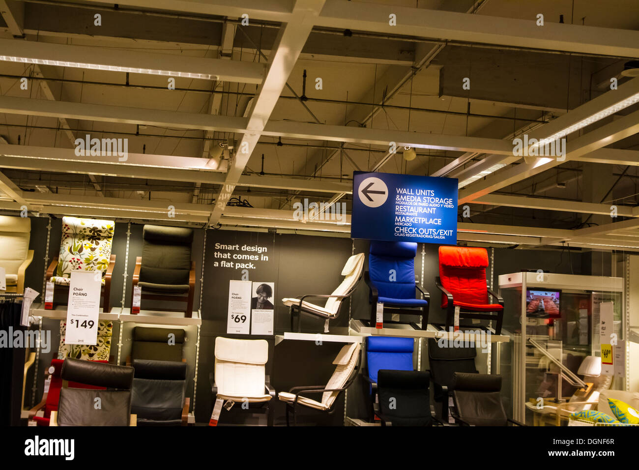 Inside the Ikea store in Burbank Califorinia Stock Photo - Alamy