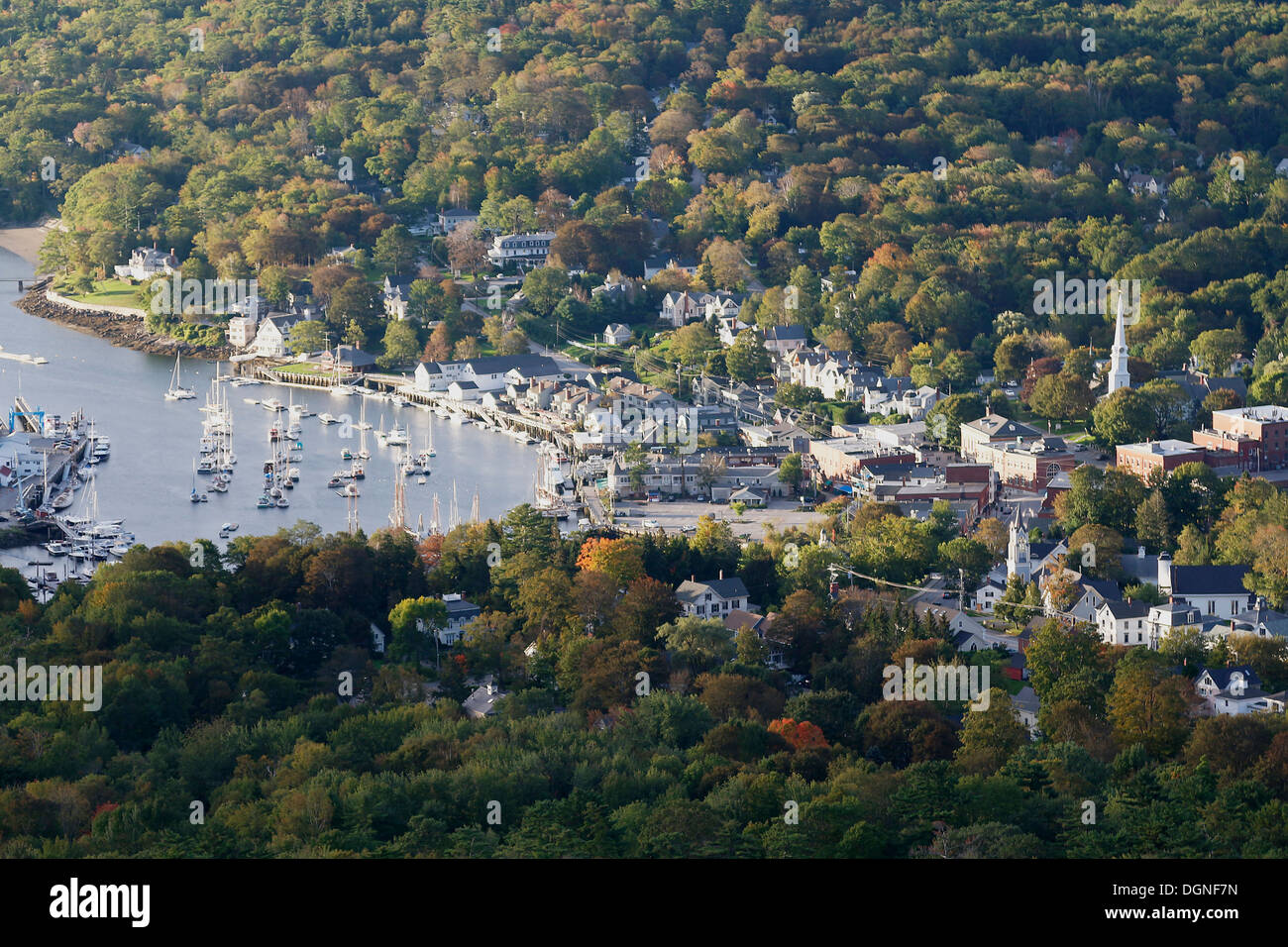 Camden maine aerial hi-res stock photography and images - Alamy