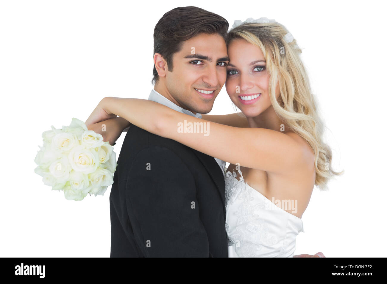 Beautiful couple newlyweds bride groom hi-res stock photography and ...