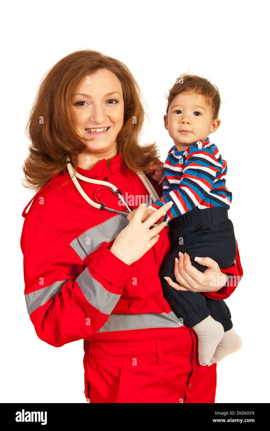 Child paramedic happy ambulance hi-res stock photography and images - Alamy