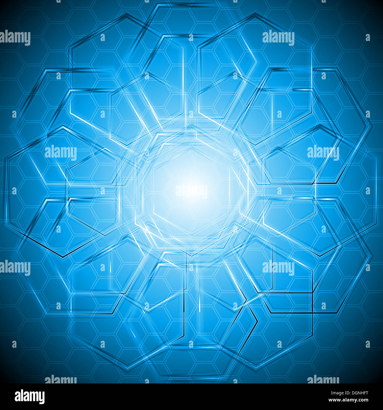 Blue technical design. Eps 10 vector illustration Stock Photo - Alamy