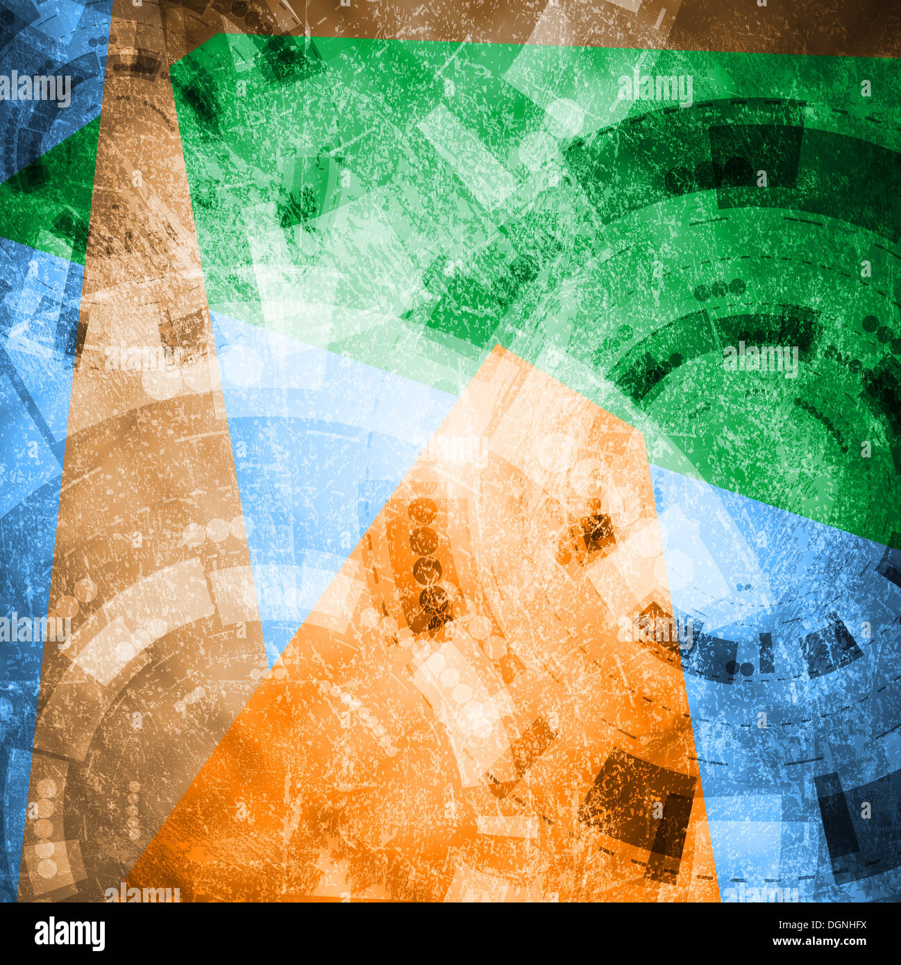 Vintage tech background. Eps 10 vector illustration Stock Photo - Alamy