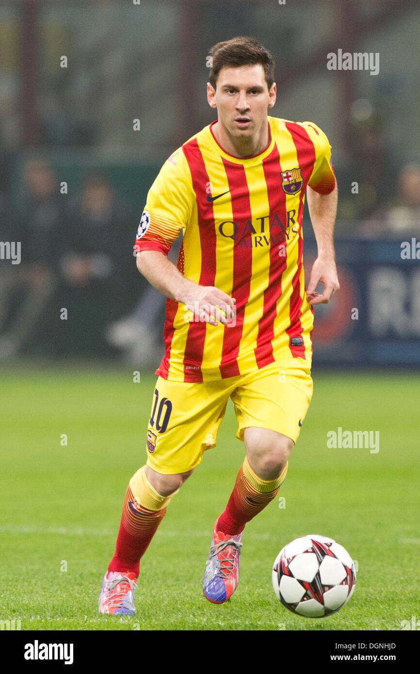 Milan, Italy. 22nd Oct, 2013. Lionel Messi (Barcelona) Football ...