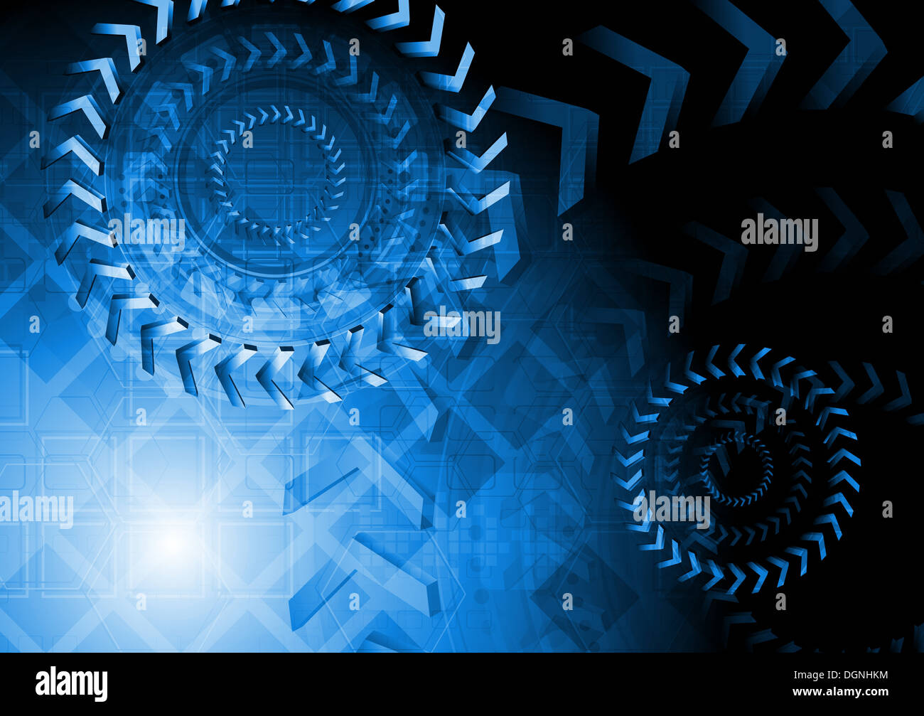 Dark hi-tech background. Eps 10 vector Stock Photo - Alamy
