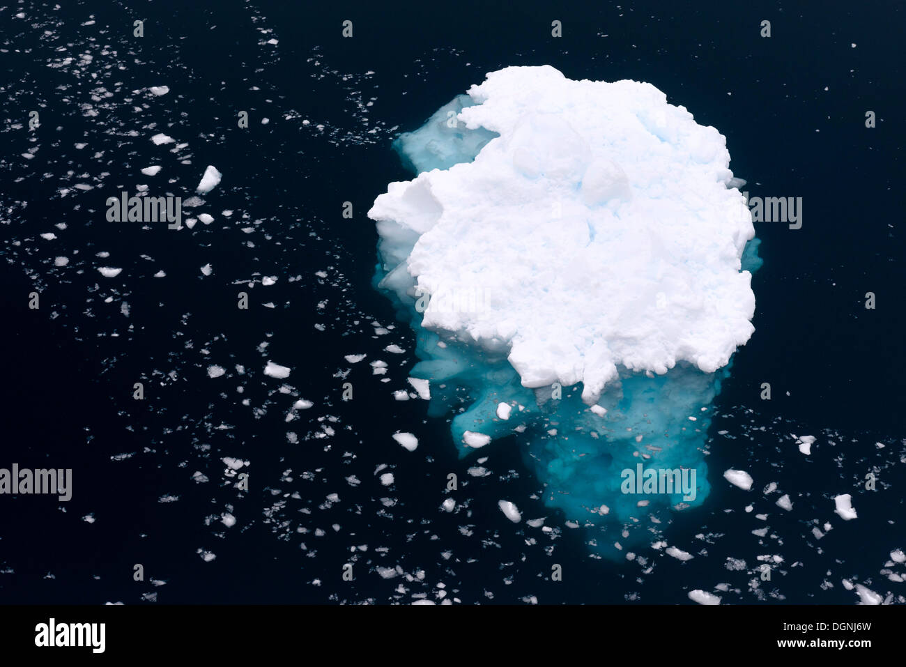 Small iceberg in the Errera Channel, Antarctic Peninsula, Antarctica ...