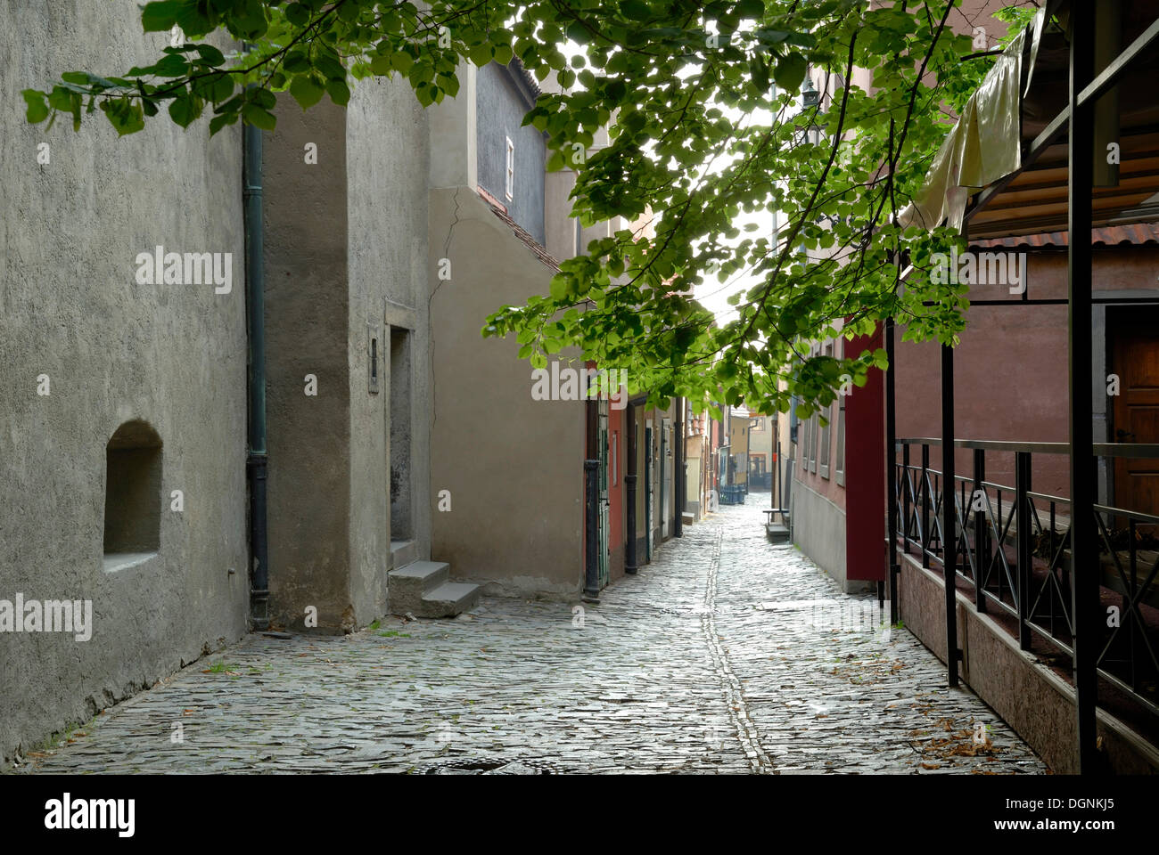 Alleyway in Prague, Czech Republic, Europe Stock Photo - Alamy