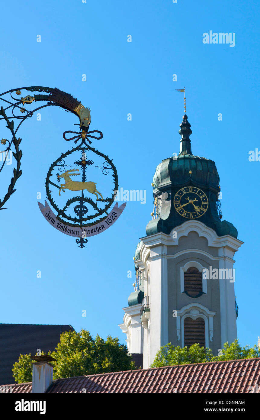 Hanging church sign hi-res stock photography and images - Alamy