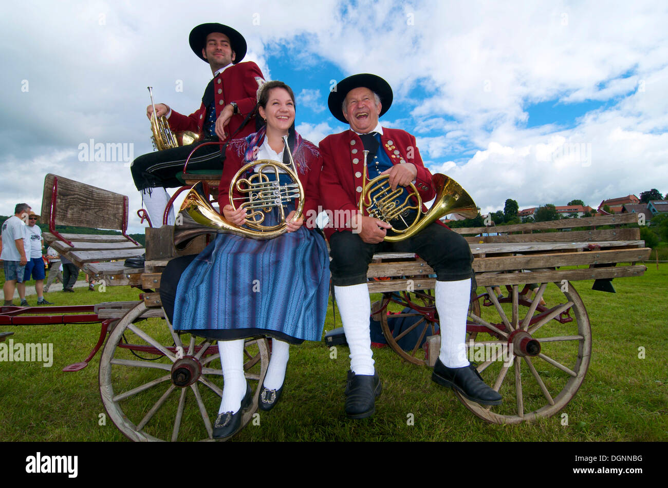 Women and men in baden traditional costumes hi-res stock photography ...