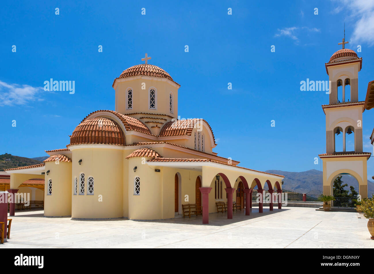 Monastery in Spili, central Crete, Greece, Europe Stock Photo - Alamy