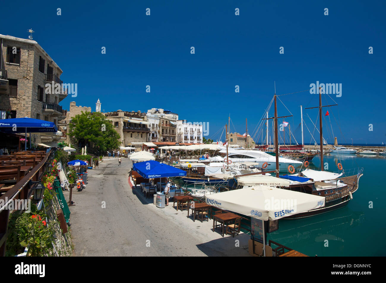 Port of Girne, Keryneia, Northern Cyprus, Cyprus Stock Photo - Alamy
