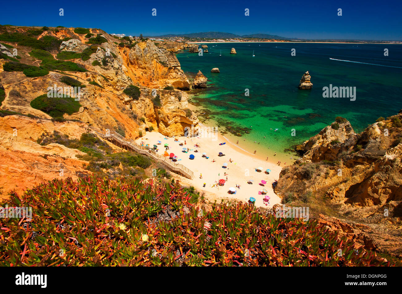 Bay of Praia do Camilo, Algarve, Portugal, Europe Stock Photo - Alamy
