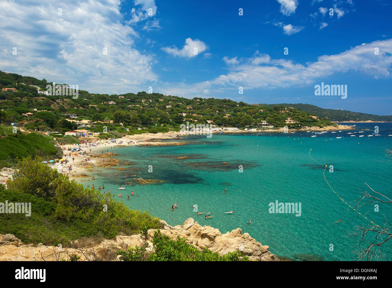 Escalet beach, Saint-Tropez, Département Var, Region Provence-Alpes ...