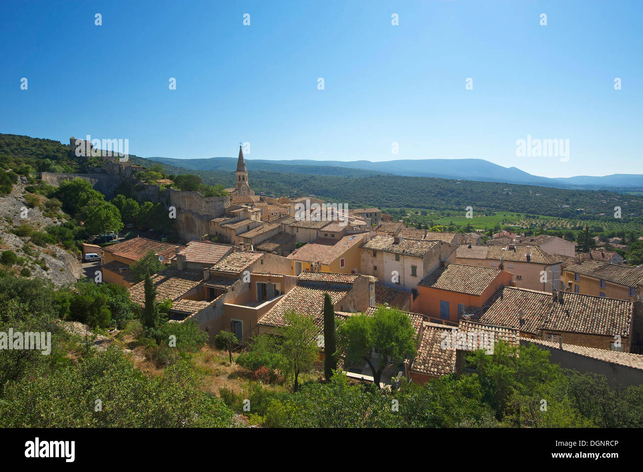 View over the village, St. Saturnin les Apt, Saint-Saturnin-lès-Apt ...