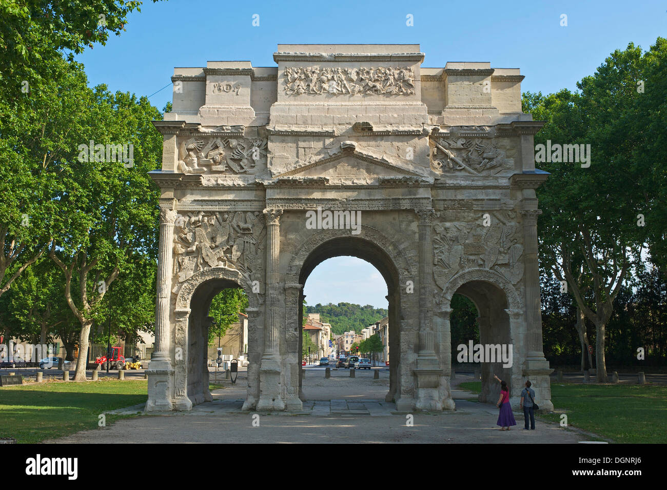 Triumphal arch of orange hi-res stock photography and images - Alamy