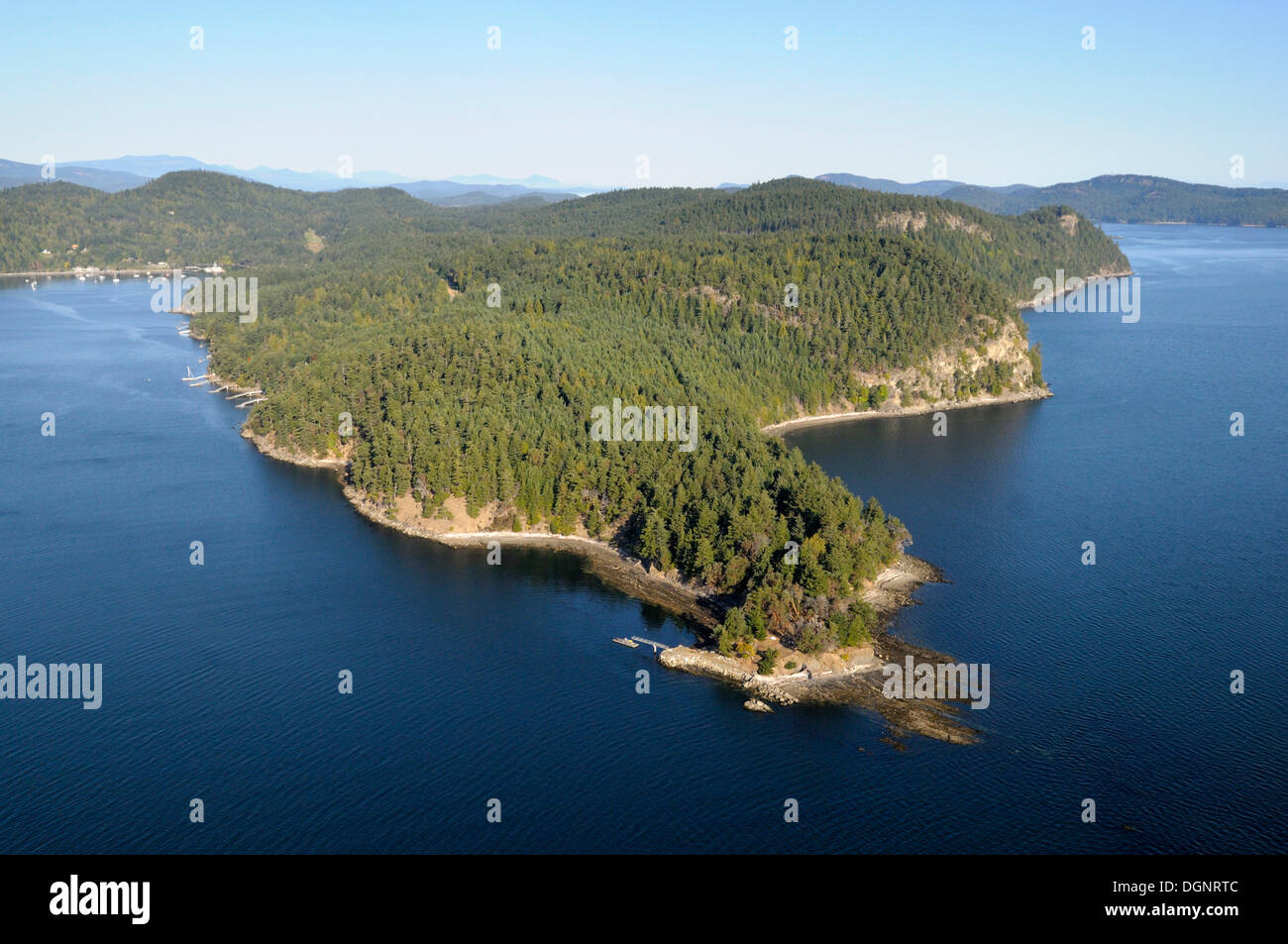 Pender island aerial hi-res stock photography and images - Alamy