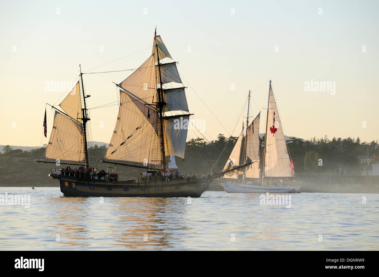 Topsail ketch Hawaiian Chieftain, Victoria, Vancouver Island, British ...