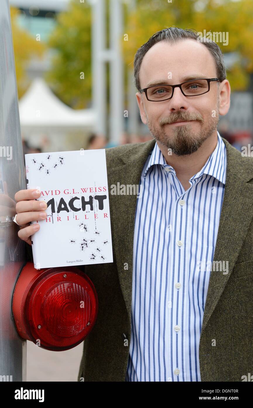 David G.L. Weiss , at the 65. Frankfurt Book Fair in Frankfurt Main ...