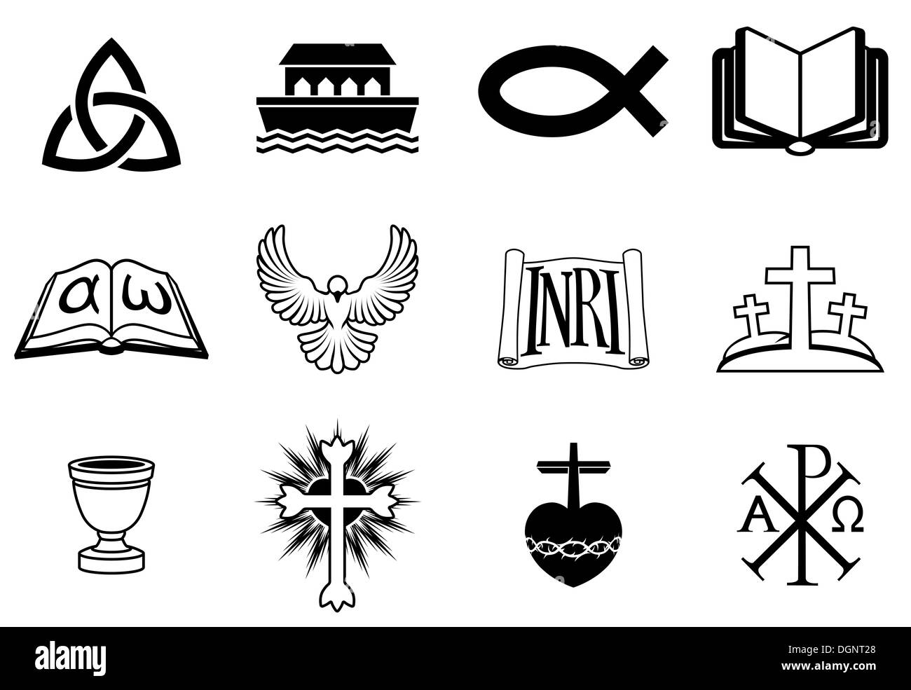 Religious icon, chi rho hi-res stock photography and images - Alamy