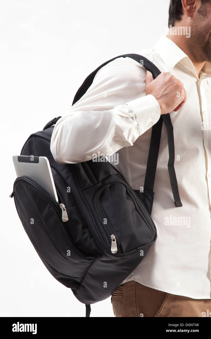 Line backpack hi-res stock photography and images - Alamy