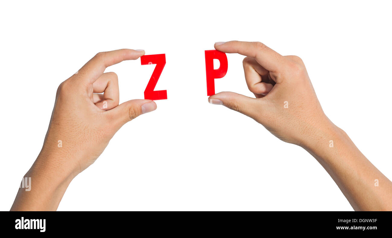 hands holding letters, isolated on white background Stock Photo - Alamy